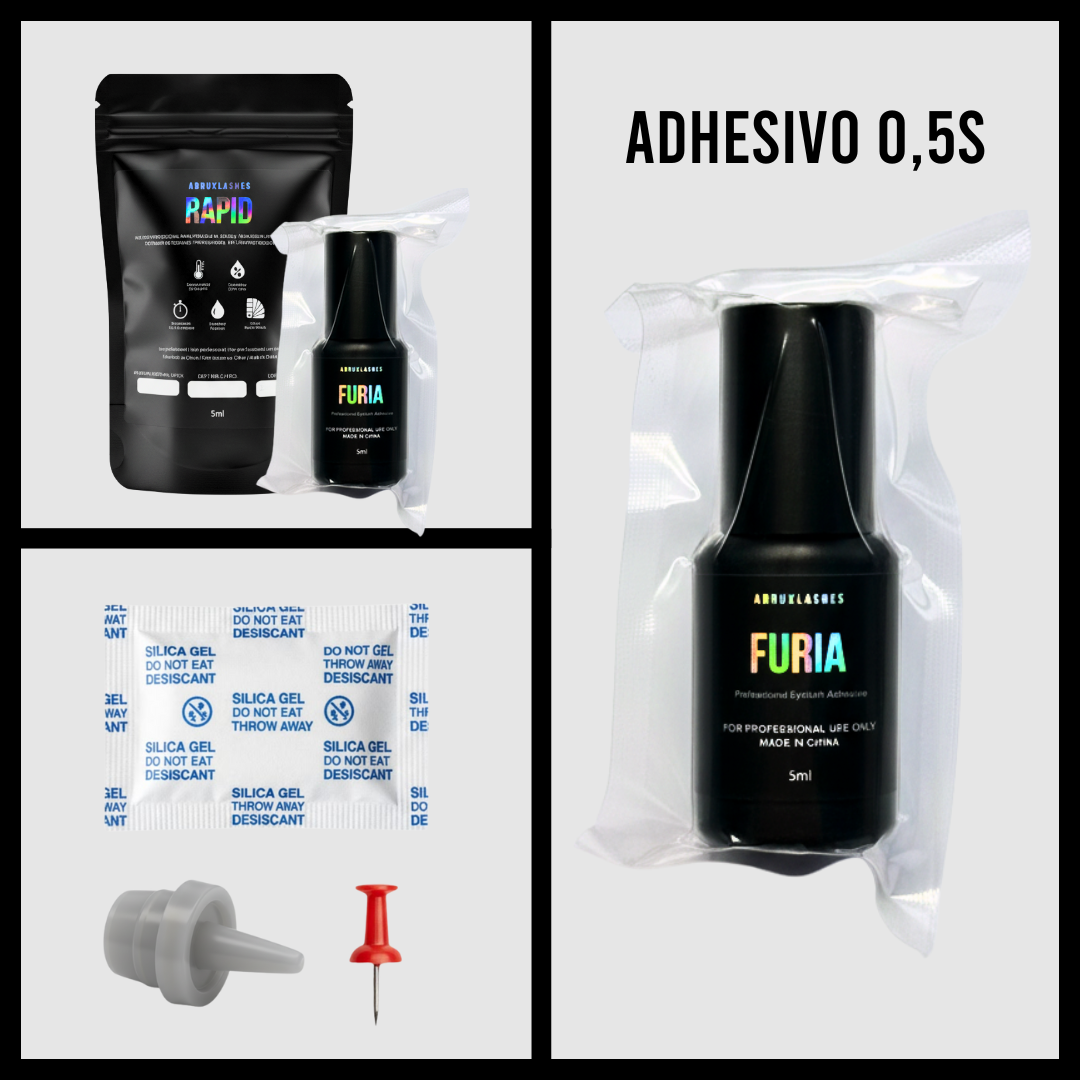 Furia Adhesive - 0,5s 5ml – Abruxlashes LLC